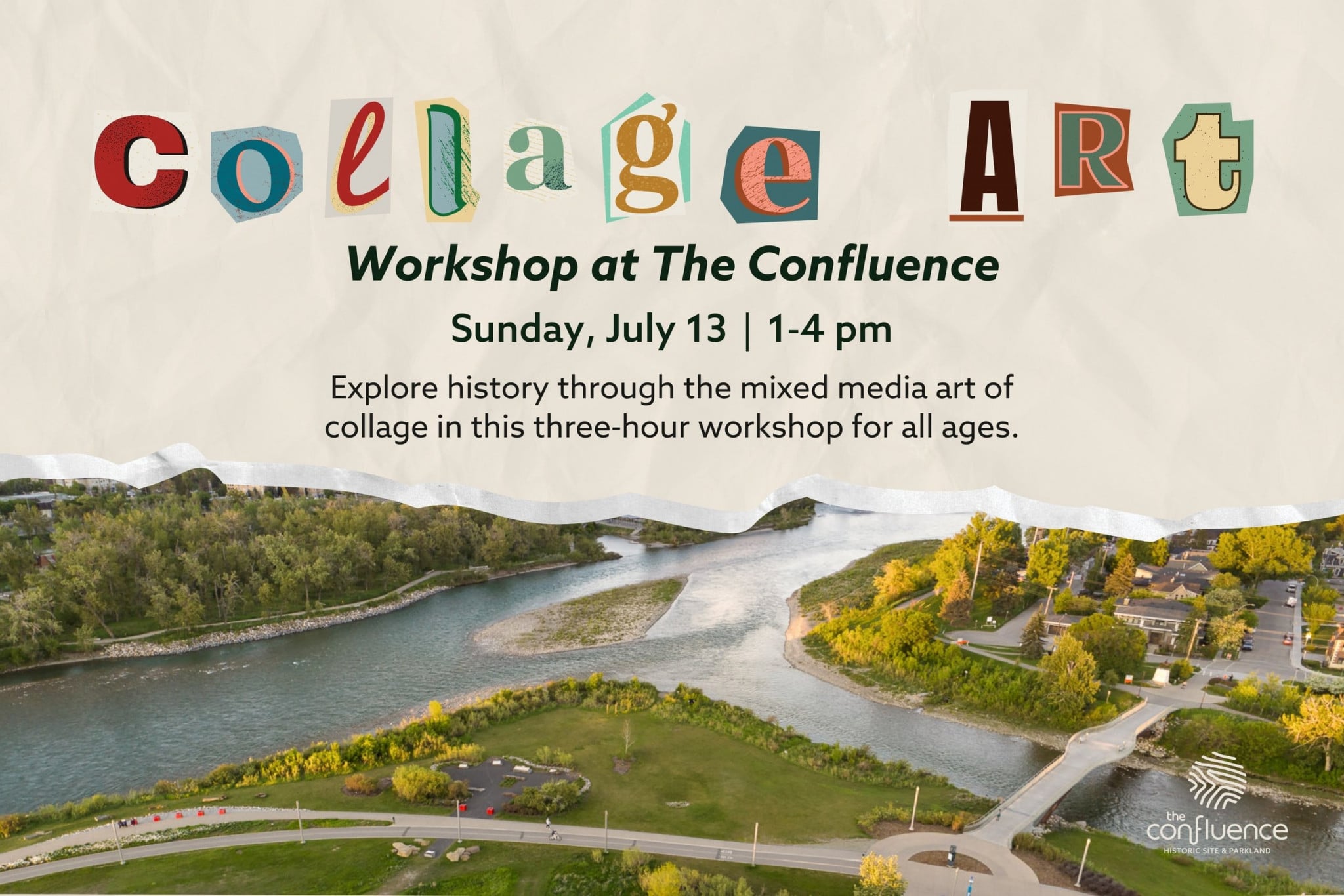 Collage Art at The Confluence - Calgary Attractions
